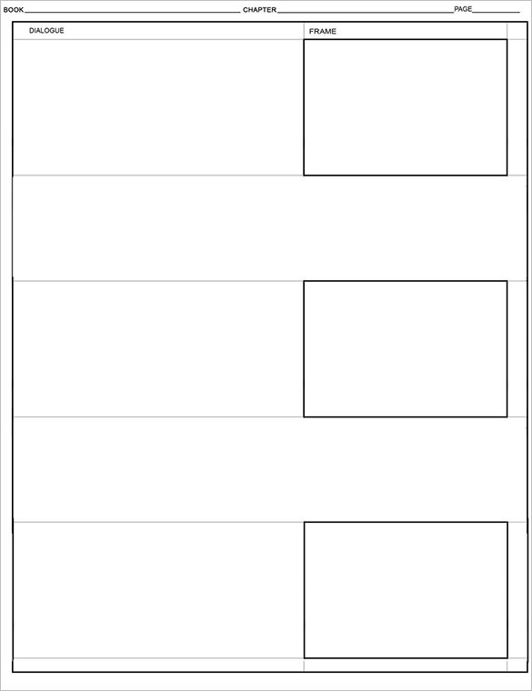 9+ Comic Storyboard Templates - DOC, PDF