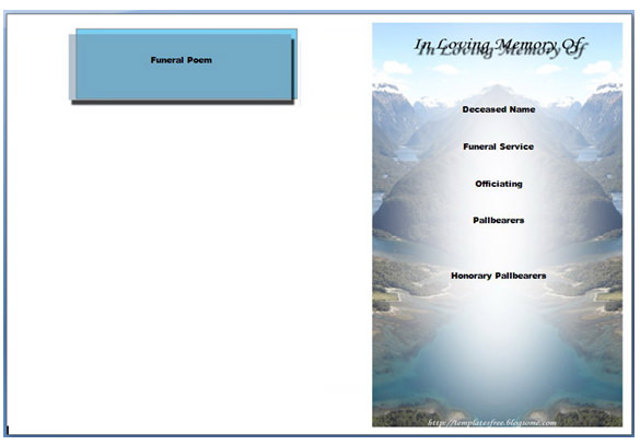 Obituary Program Template - 19+ Free Word, Excel, PDF, PSD, PPT Format ...