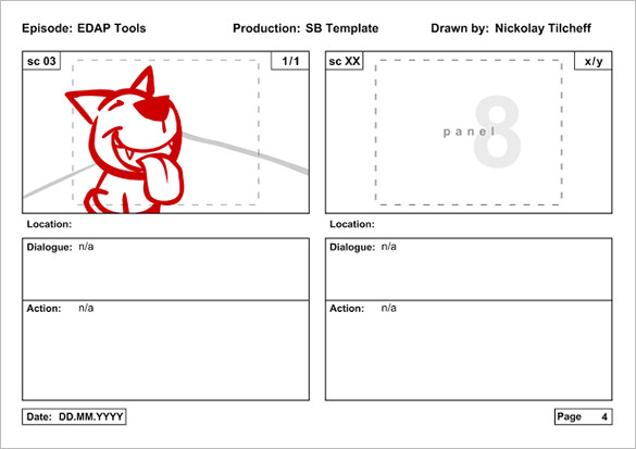 9+ Kids StoryBoard Templates - DOC, PDF, PSD