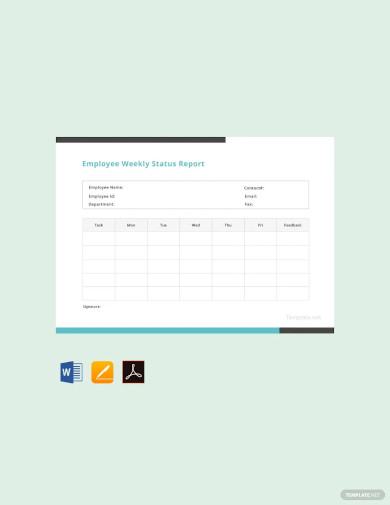 45+ Weekly Report Templates - DOC, Excel, PDF