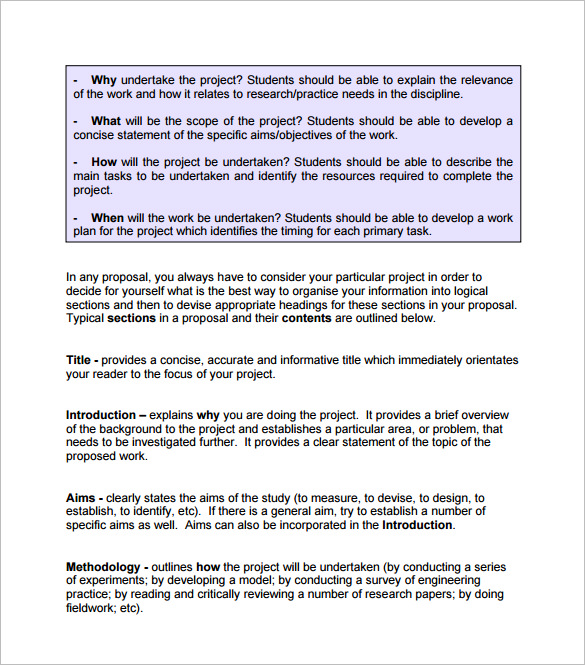 27 Project Proposal Templates PDF DOC