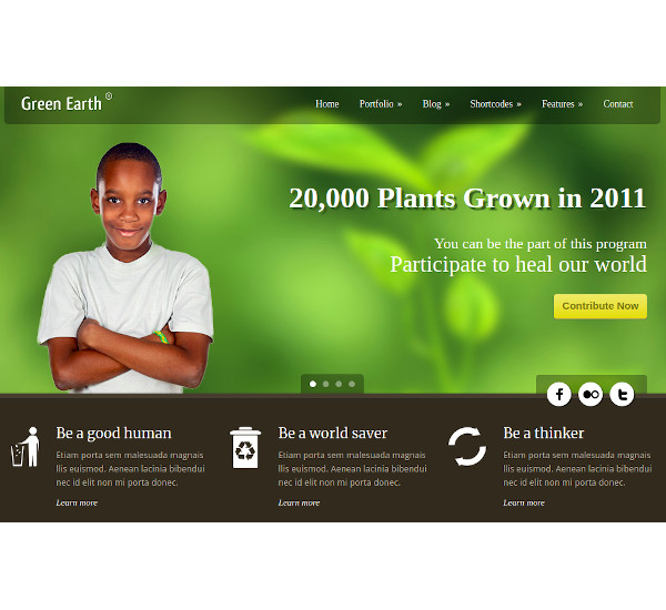 14+ Environmental Website Templates & Themes | Free & Premium