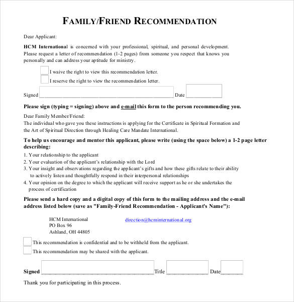 Friend Sample Letter Of Recommendation For Immigration Residency Friend Sample Letter Of Recommendation For Immigration Residency
