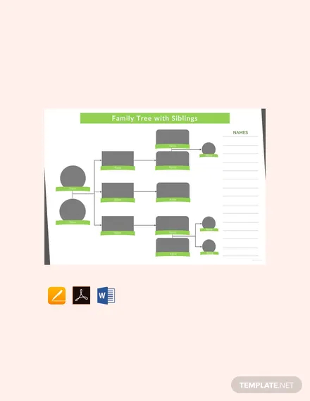 Family Tree Template - 24+ Free Word, Excel, PDF Format Download!