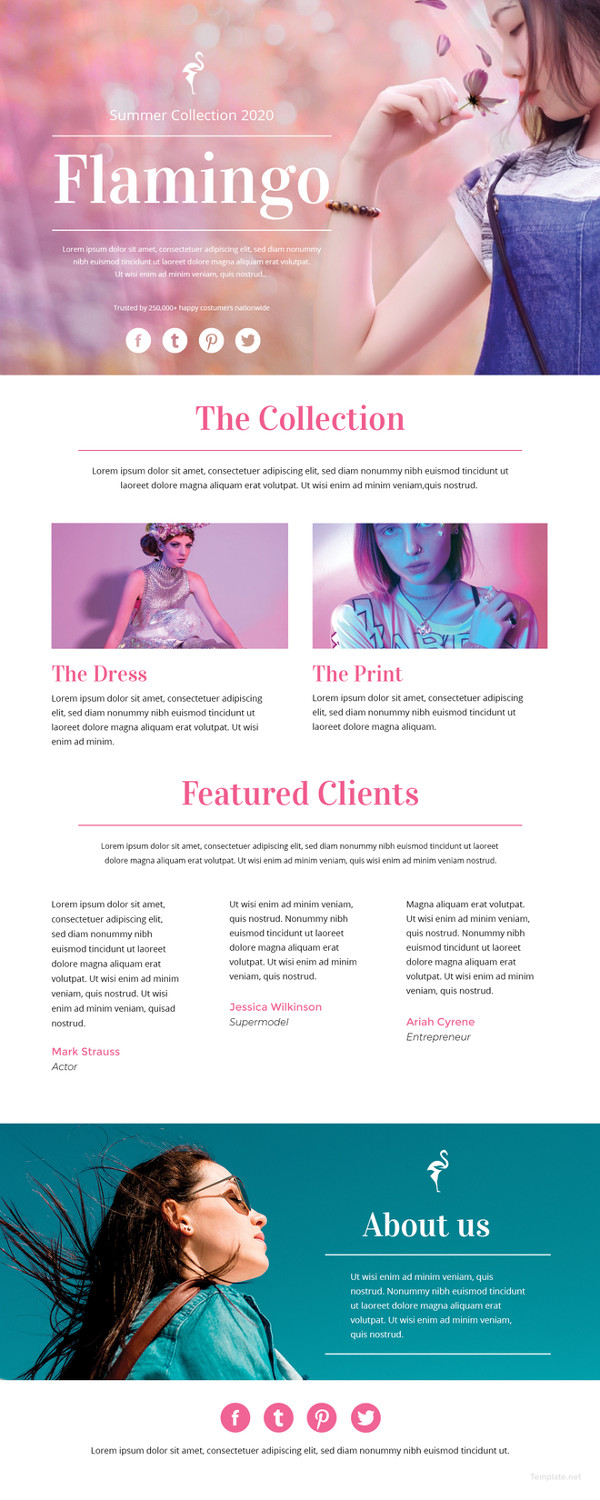20 Email Newsletter Templates Free Sample Example Format