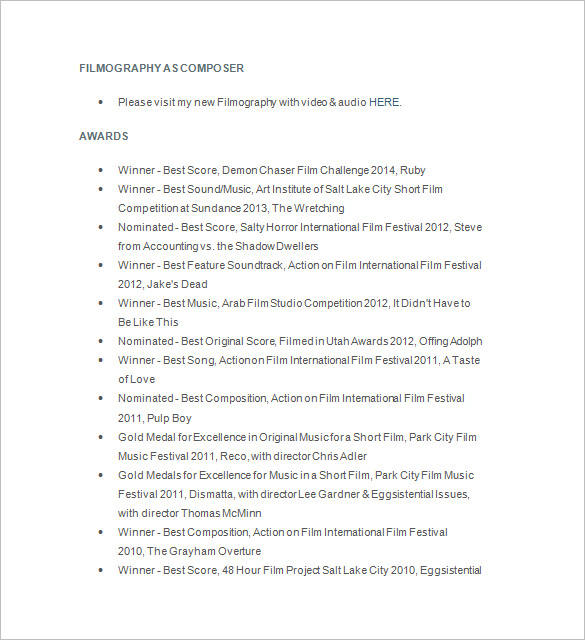 23+ Writer Resume Templates - DOC, PDF