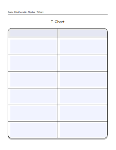 39+ T Chart Templates - DOC, PDF