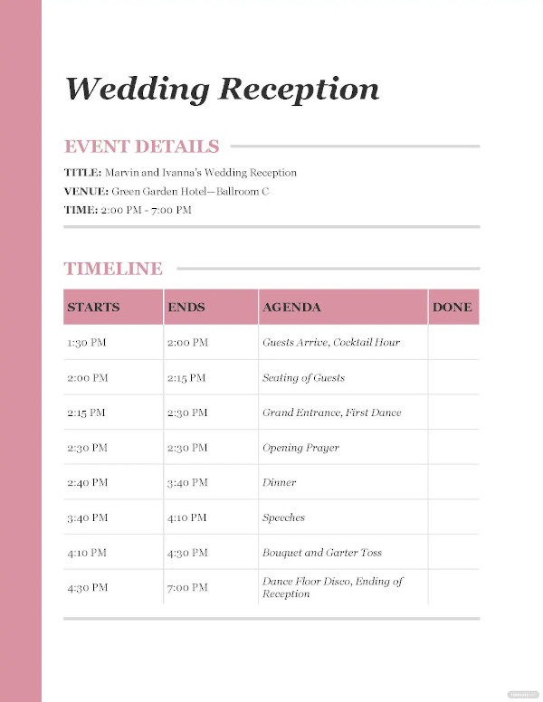 12 Event Agenda Templates Free Sample Example Format Download 