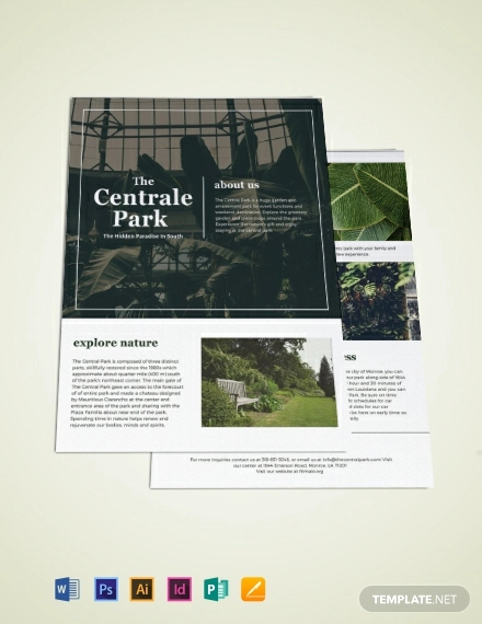 19+ One Page Brochure Templates - AI, PSD, Google Docs, Apple Pages