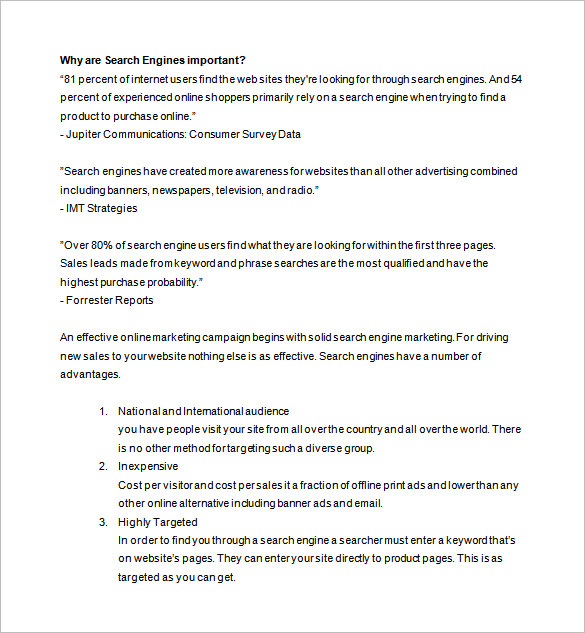 Marketing Proposal Template - 34+ Free Sample, Example, Format