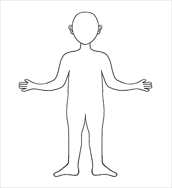 24 Body Outline Templates PDF DOC