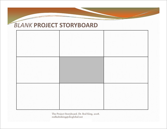 5+ Project Storyboard Templates - DOC, PDF, PPT