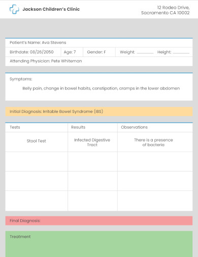 14+ Patient Chart Templates in Word | Excel | Apple Numbers | Apple ...