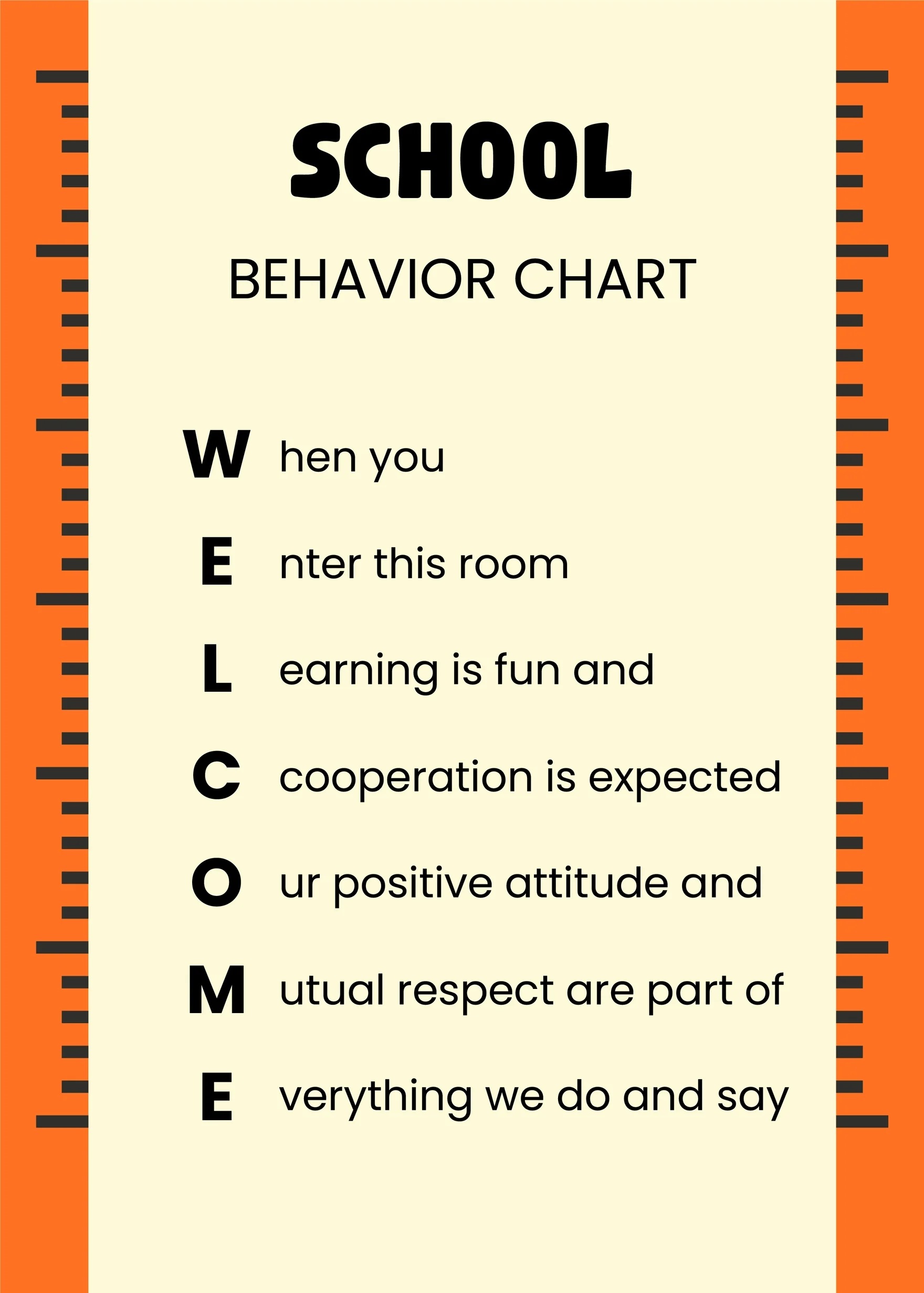 6+ Behavior Chart Templates - PDF, DOC