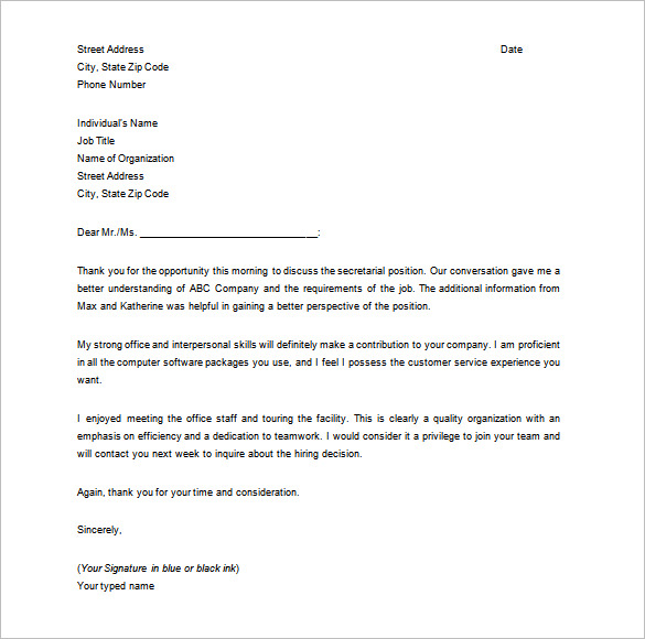 Printable Thank You Letter Template Printable Free Templates