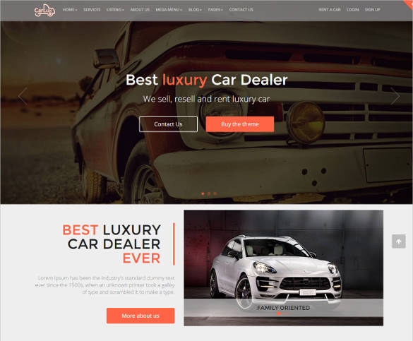 28+ Car Dealer Website Themes & Templates