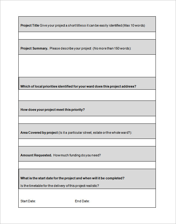 20 Funding Proposal Templates Word PDF Pages