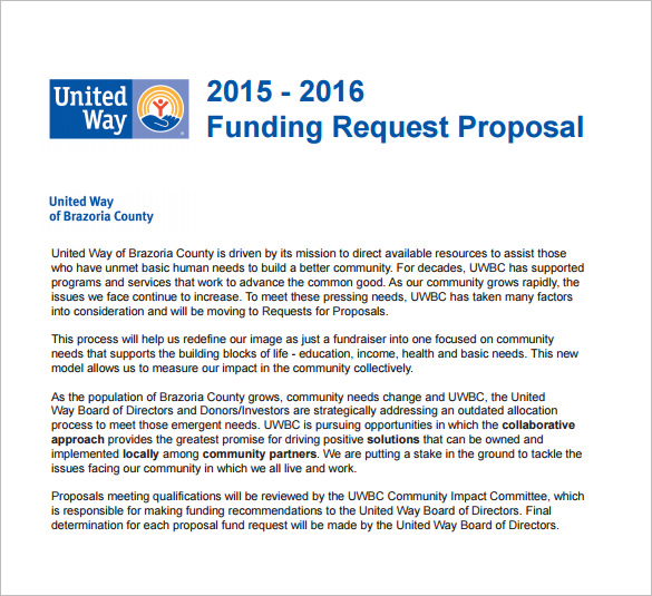 23+ Funding Proposal Templates - DOC, PDF, Excel, Apple Pages, Google Docs