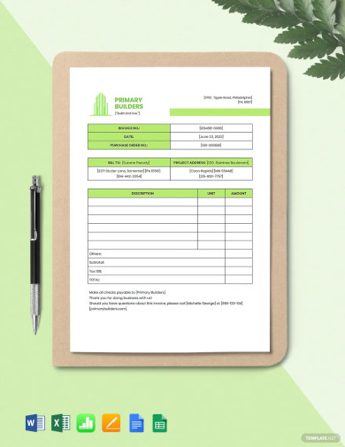 General Invoice Templates - 30+ Word, Excel, Google Sheets, PDF Format ...