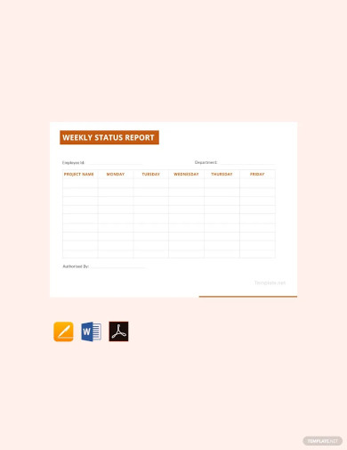 45+ Weekly Report Templates - DOC, Excel, PDF