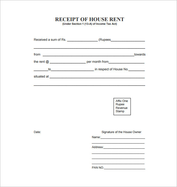 35+ Rental Receipt Templates - DOC, PDF, Excel