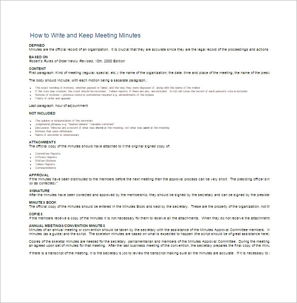How To Write Minutes Of Meeting Ghostwriternickelodeon web fc2