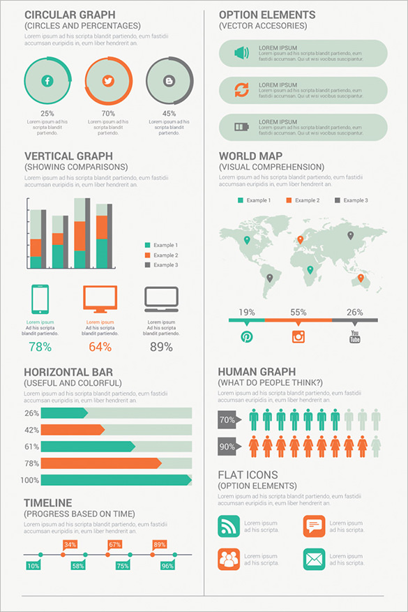 54 Best Infographic Templates PSD Vector EPS AI PPT Free 