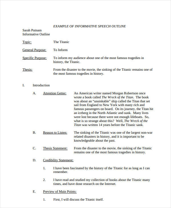 35+ Outline Templates - Free Word, PDF, PSD, PPT | Free & Premium Templates