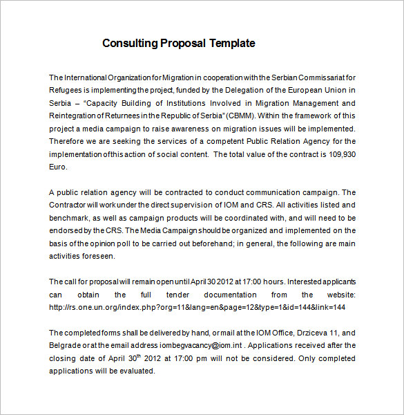 20 Consulting Proposal Templates Word PDF Google Docs Apple Pages