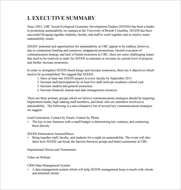 Marketing Proposal Template - 34+ Free Sample, Example, Format
