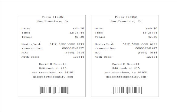 7+ Electronic Receipt Templates - DOC, PDF