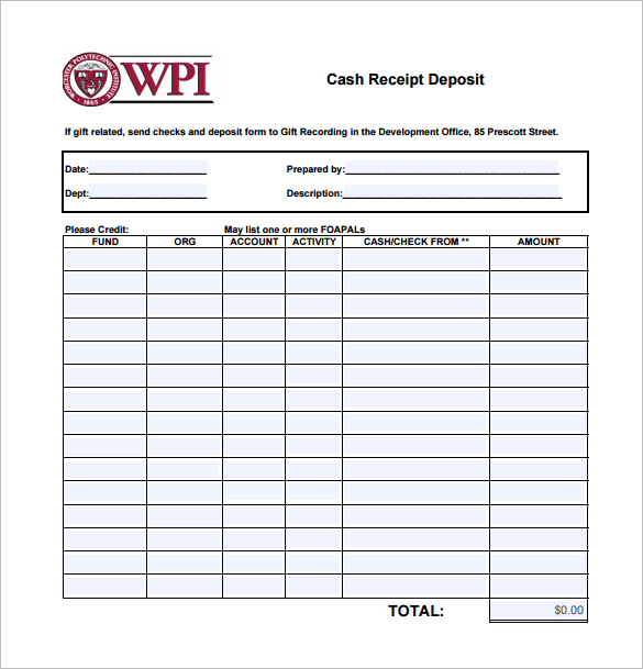 18+ Money Receipt Templates - DOC, PDF