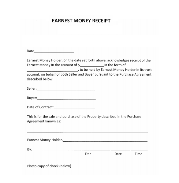 18+ Money Receipt Templates - DOC, PDF