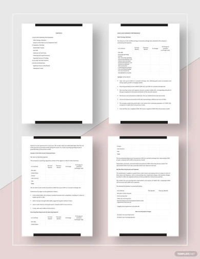 41+ Monthly Report Templates - Google Docs, Word, PDF