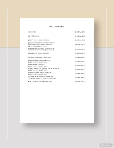 41+ Monthly Report Templates - Google Docs, Word, PDF