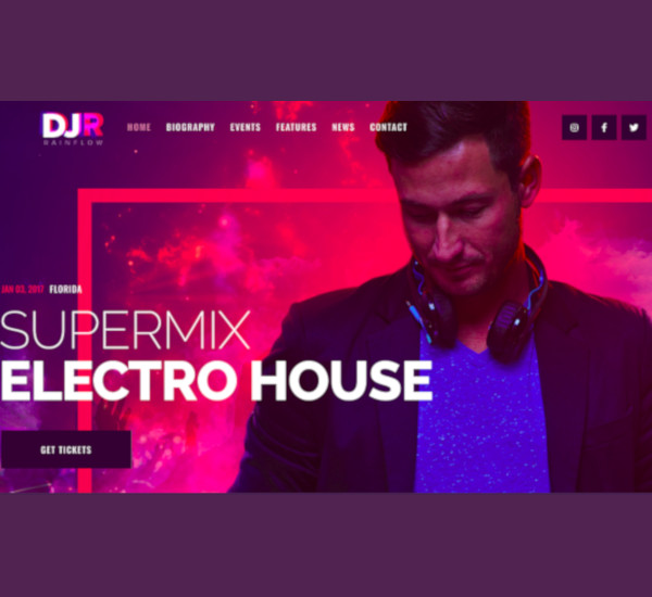 20+ Amazing DJ HTML Templates & Themes