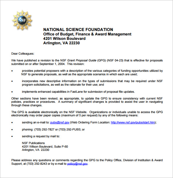 Grant Proposal Template - 19+ Free Sample, Example, Format Download!