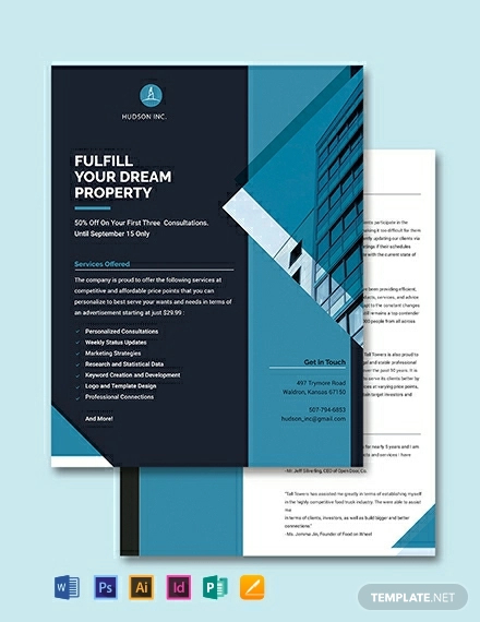 19+ One Page Brochure Templates - AI, PSD, Google Docs, Apple Pages