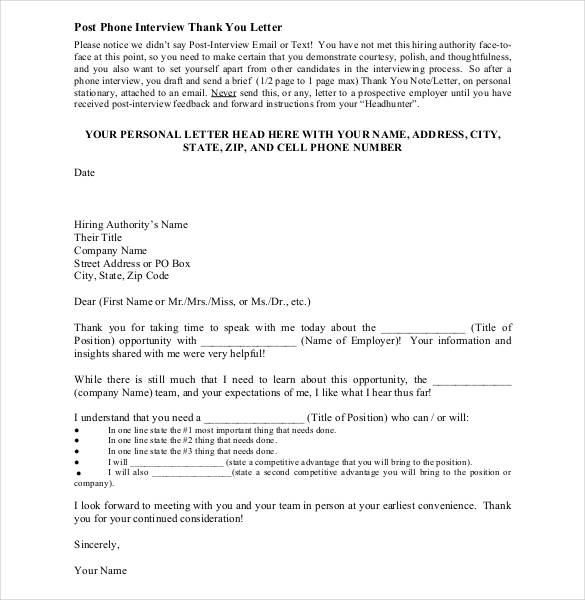 11+ Thank You Email After Teaching Interview - PDF, DOC