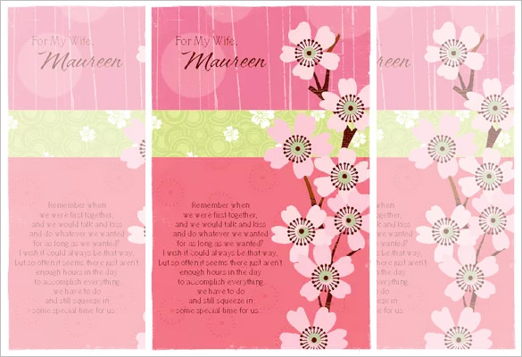 Anniversary Card Template 10 Free Sample Example Format Download