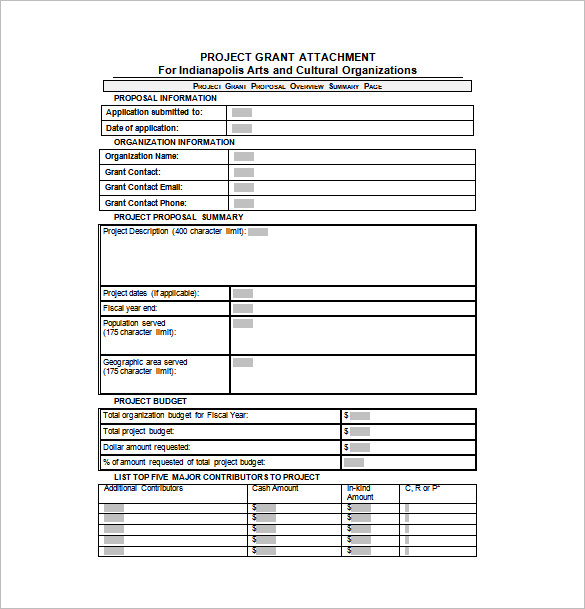 Grant Proposal Template - 19+ Free Sample, Example, Format Download!