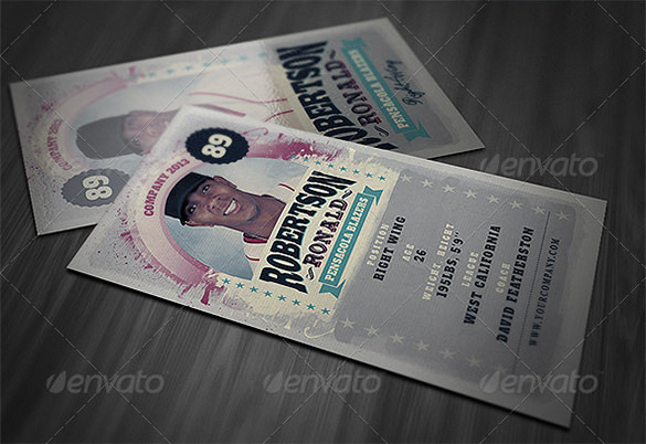 Baseball Card Template - 9+ Printable Word, PDF, PSD, EPS Format Download!