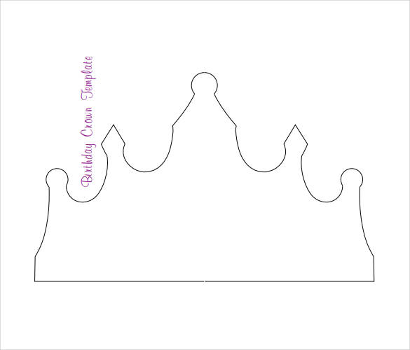 Kings Crown Template For Kids PDF Template