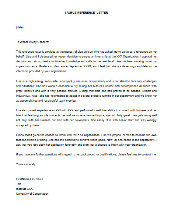 25+ Letter Templates - PDF, DOC, Excel