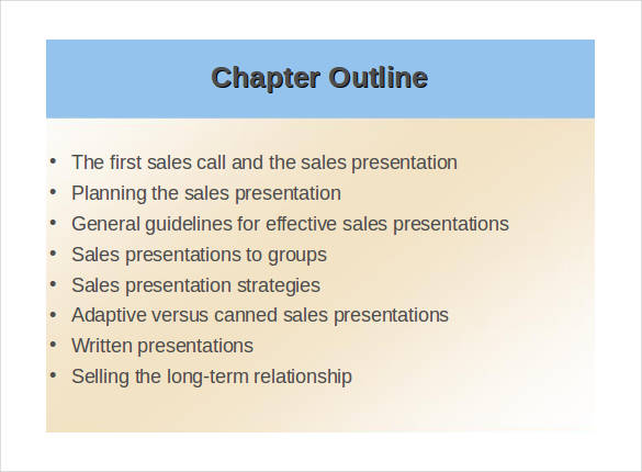 Presentation Outline Template - 28+ Free Sample, Example, Format