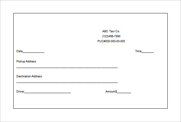14+ Taxi Receipt Templates - DOC, PDF