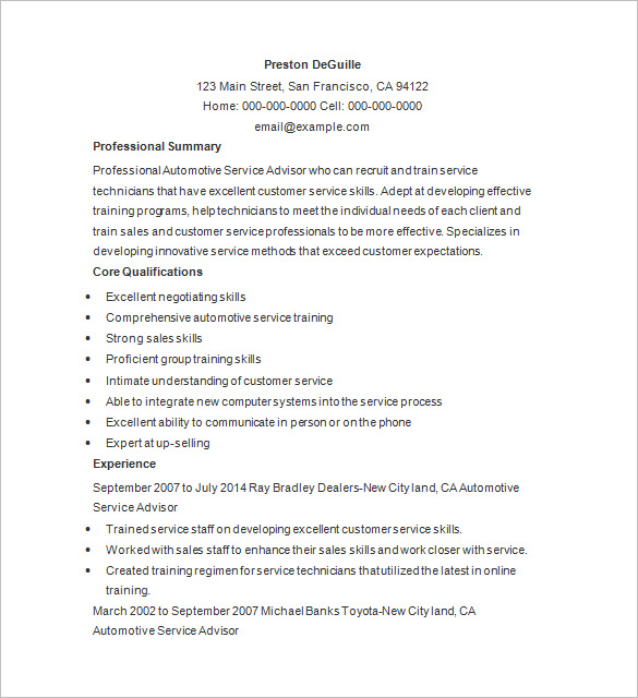 23+ Writer Resume Templates - DOC, PDF