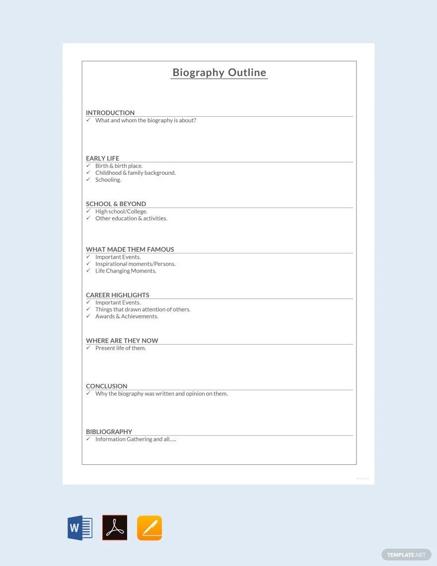 35+ Outline Templates - Free Word, PDF, PSD, PPT