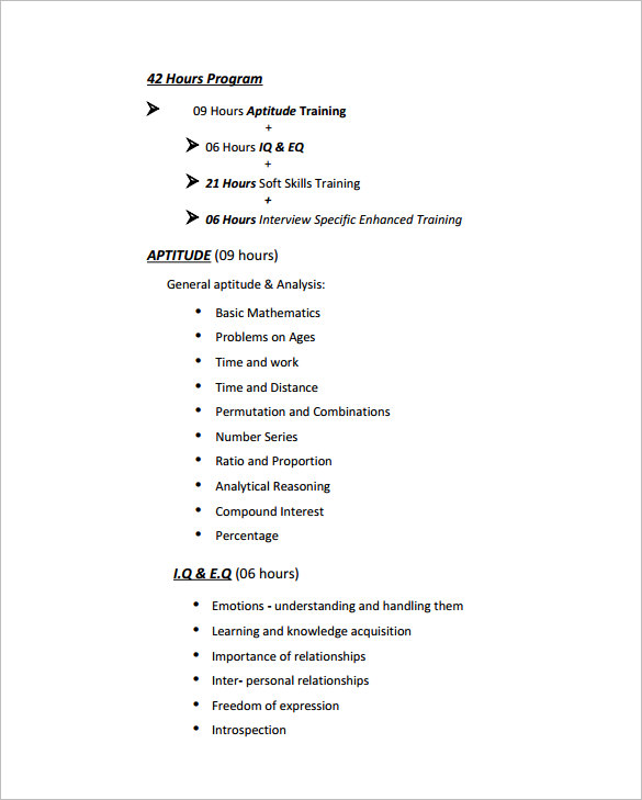 Training Proposal Template - 22+ Free Word, Excel, PDF, PPT Format Download