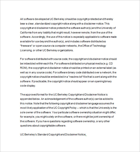 26+ Copyright Notices - DOC, PDF